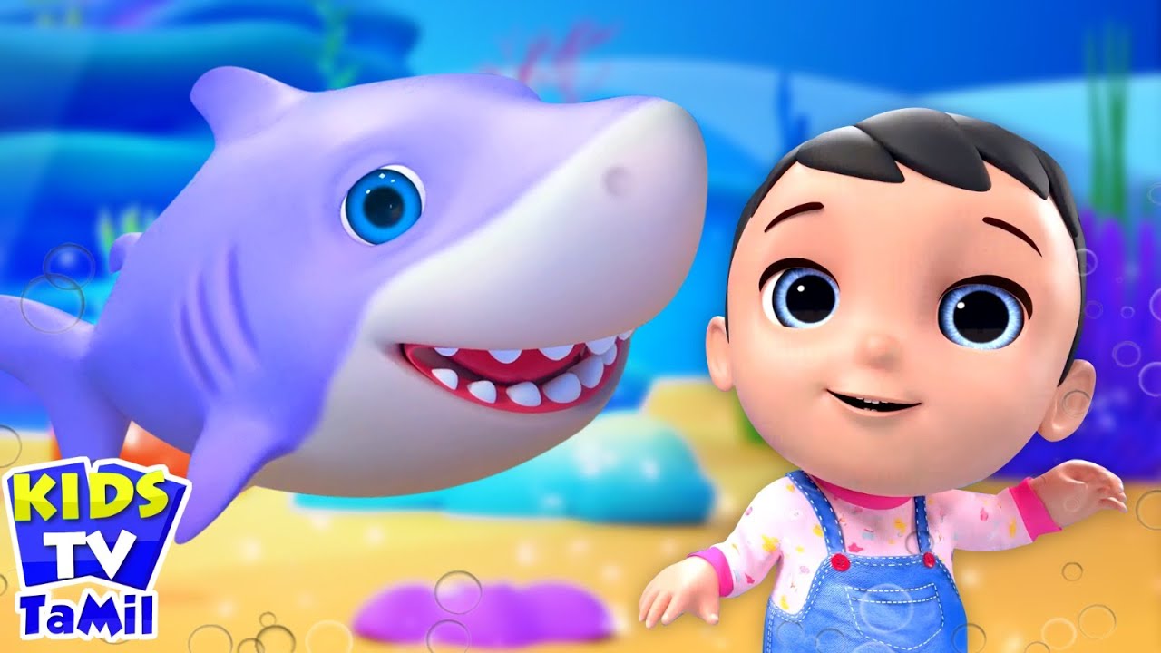 Baby Shark, குழந்தை சுறா, Five Little Babies + More Tamil Rhymes for ...