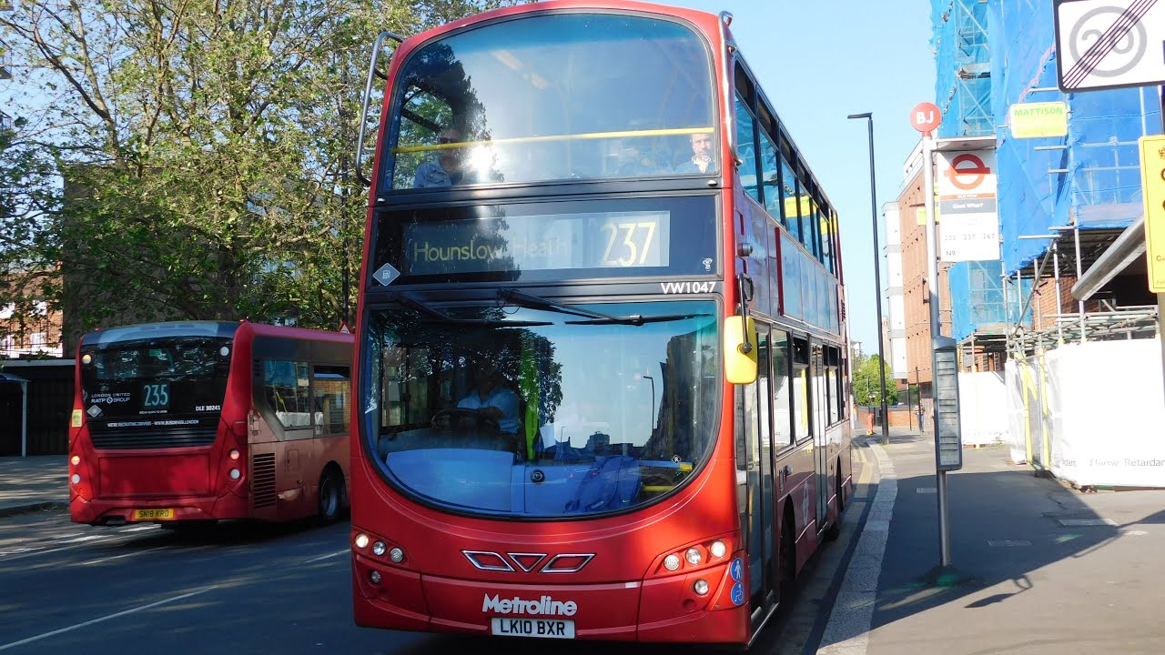 Beasty London Bus!! | Volvo B9TL Gemini 2 VW1047 (LK10 BXR) | Metroline ...