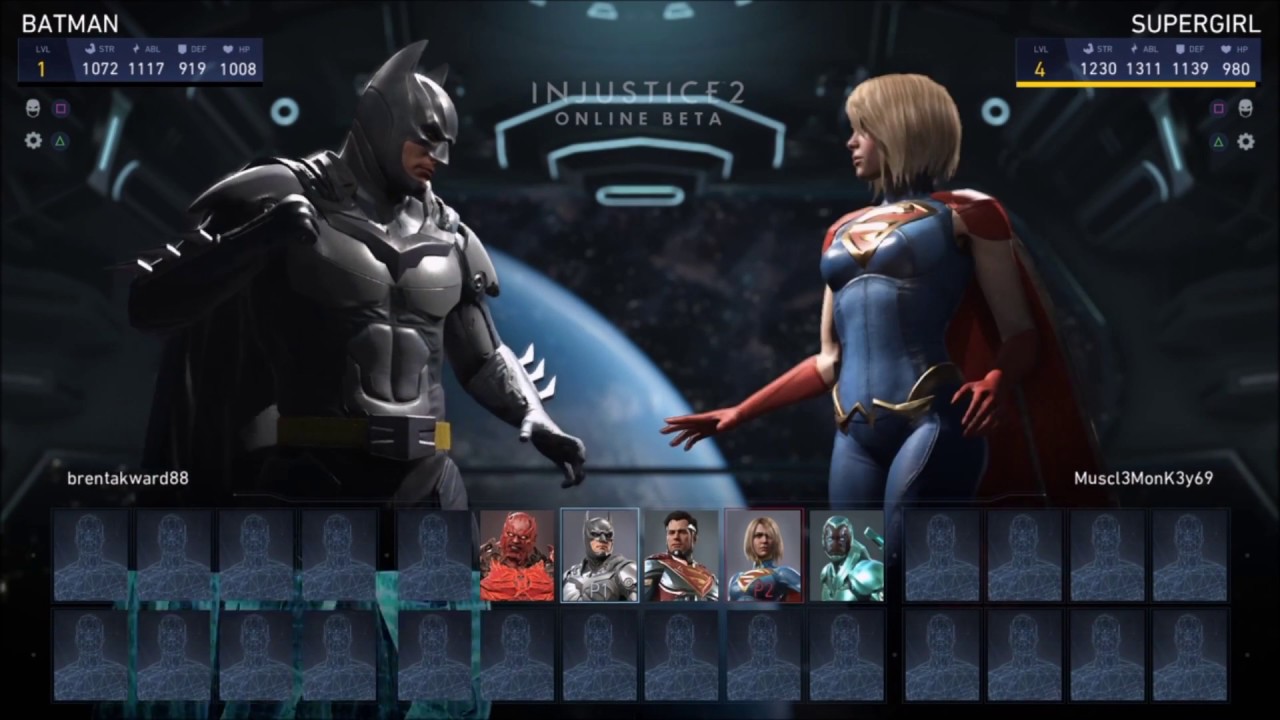 Injustice 2 Beta Online Matches Supergirl with the power bomb! - YouTube