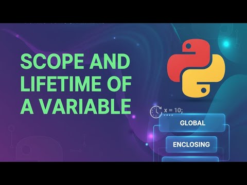 S3 BCA(HONOURS)PYTHON PROGRAMMING|SCOPE AND LIFE TIME OF A VARIABLE#bca ...