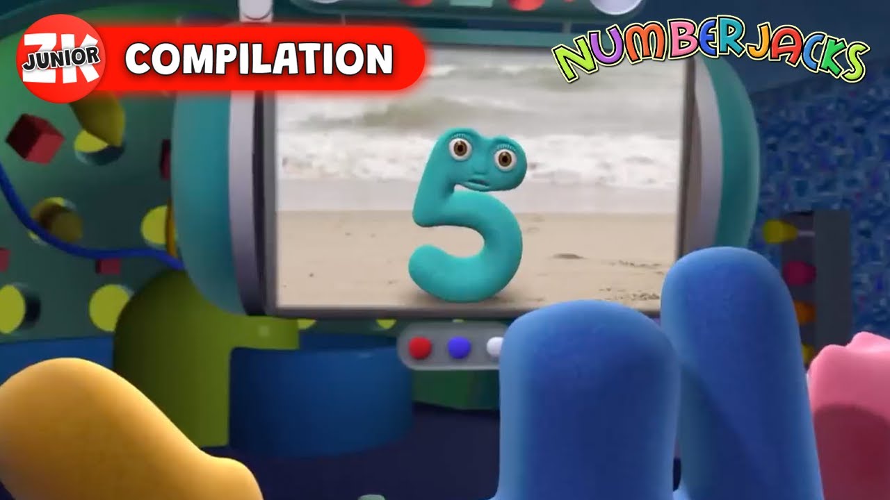 Famous 5s – Fair Shares | Numberjacks DOUBLE Full Episodes - YouTube