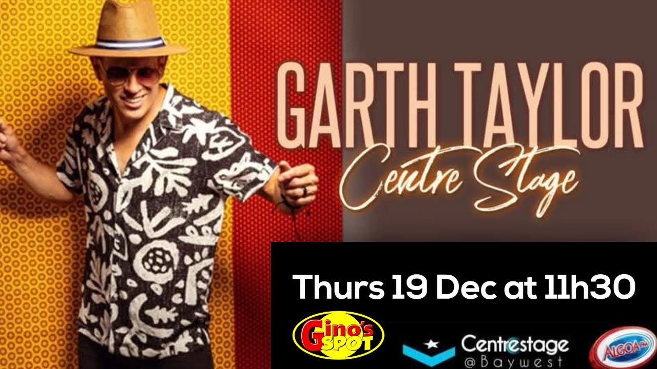 Garth Taylor live on Gino's Spot on Thurs 19 Dec at 11h30 - YouTube