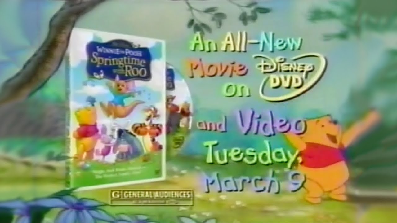Winnie The Pooh "SPRINGTIME WITH ROO" DVD Commercial (2004) - YouTube