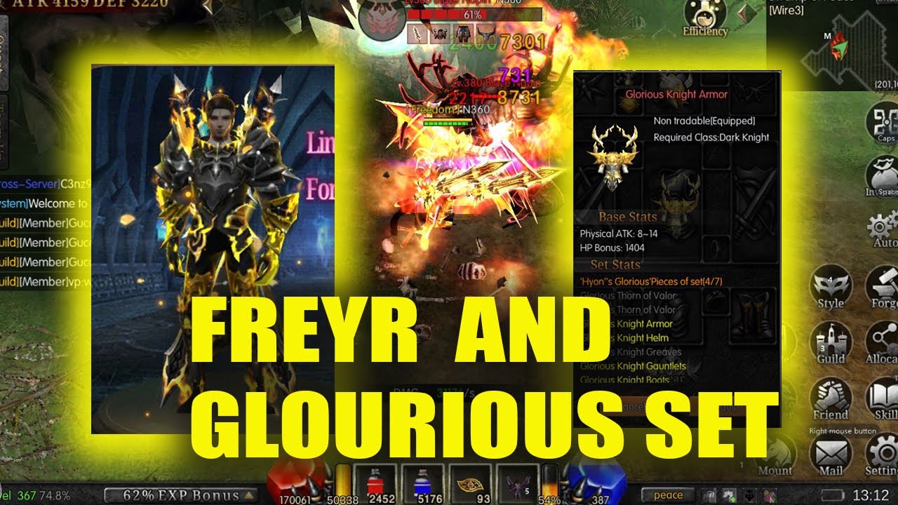 FREYR SET AND GLOURIOUS SET TIPS - MU MONARCH - YouTube