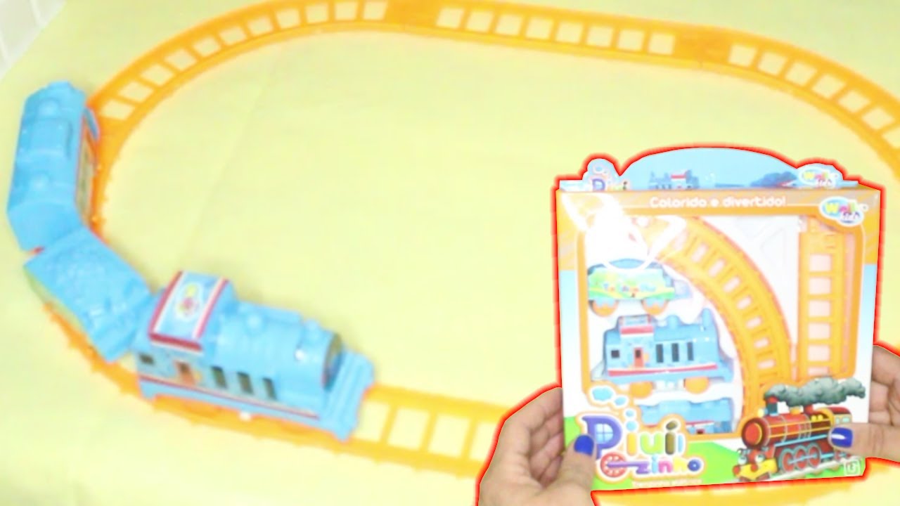 Trem De Brinquedo | Brincadeira Infantil Divertida | Trilho E Trem ...