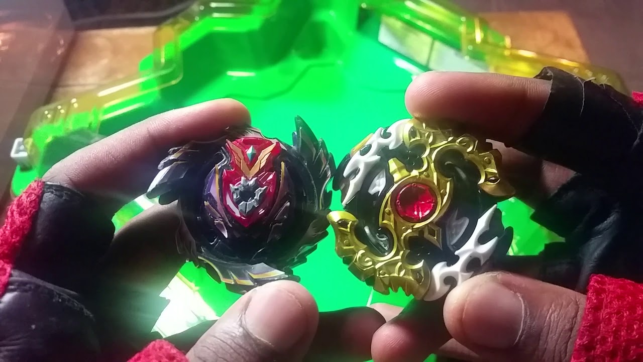 STRIKE GOD VALKYRIE VS BLACK SPRIGGAN REQUIEM! BEYBLADE BURST STAR ...