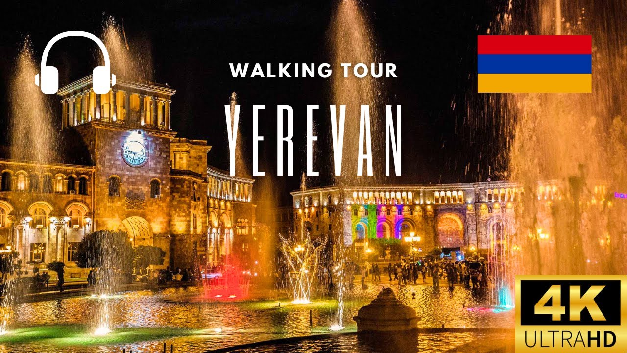 [4K] Yerevan, Friday evening, Walking Tour 4K Armenia, Yerevan - YouTube