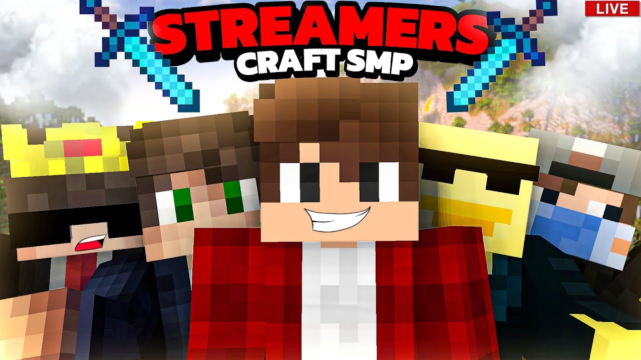 Day 12 in Streamers Craft Smp | Focus on Upgrading Our Island # ...
