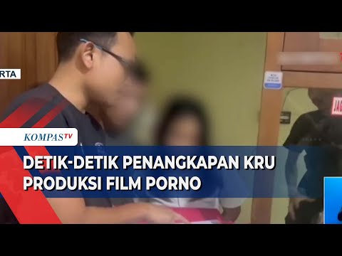 Momen Penangkapan 5 Tersangka Kasus Rumah Produksi Film Porno di Dua Lokasi Berbeda!