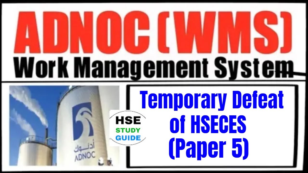 WMS Temporary Defeat of HSECES (Paper 5) || Work Management System ...
