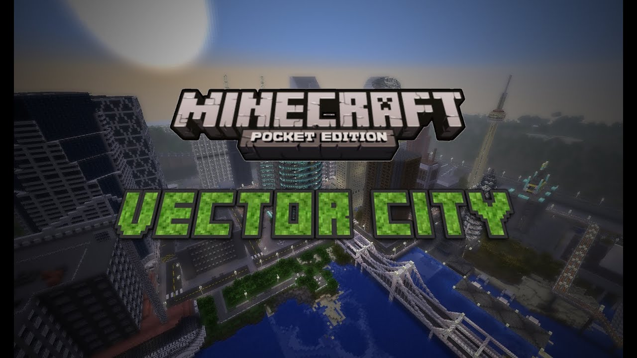 Minecraft Pocket Edition: Vector city - YouTube