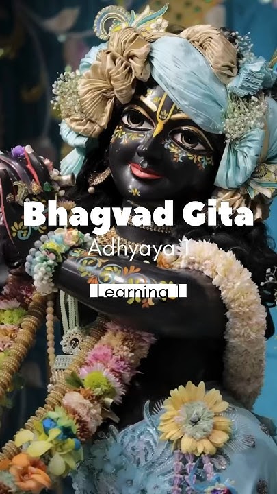 "Embark on a Bhagavad Gita journey! 🌟Unveiling Adhyaya 1, Lesson 1. #Bhagavadgita #trending # ...