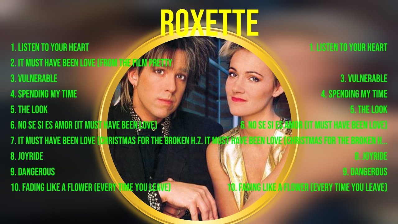 Las 10 mejores canciones de Roxette 2024 - YouTube