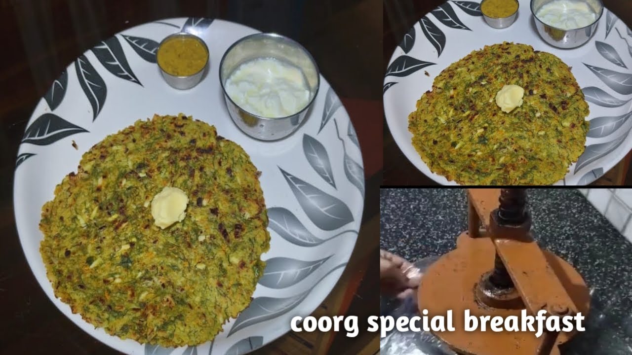 Coorg special breakfast recipe - YouTube