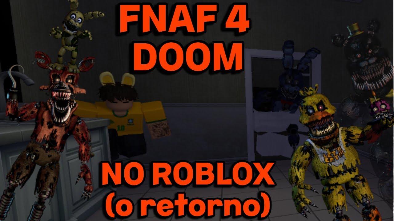 FNAF DOOM 4 COM AMIGOS É MUITO CALMO? #2 (Roblox Five Nights At Freddy ...