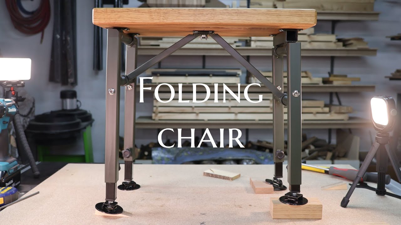 How to make Adjustable folding chair | diy metal projects | amazing ...