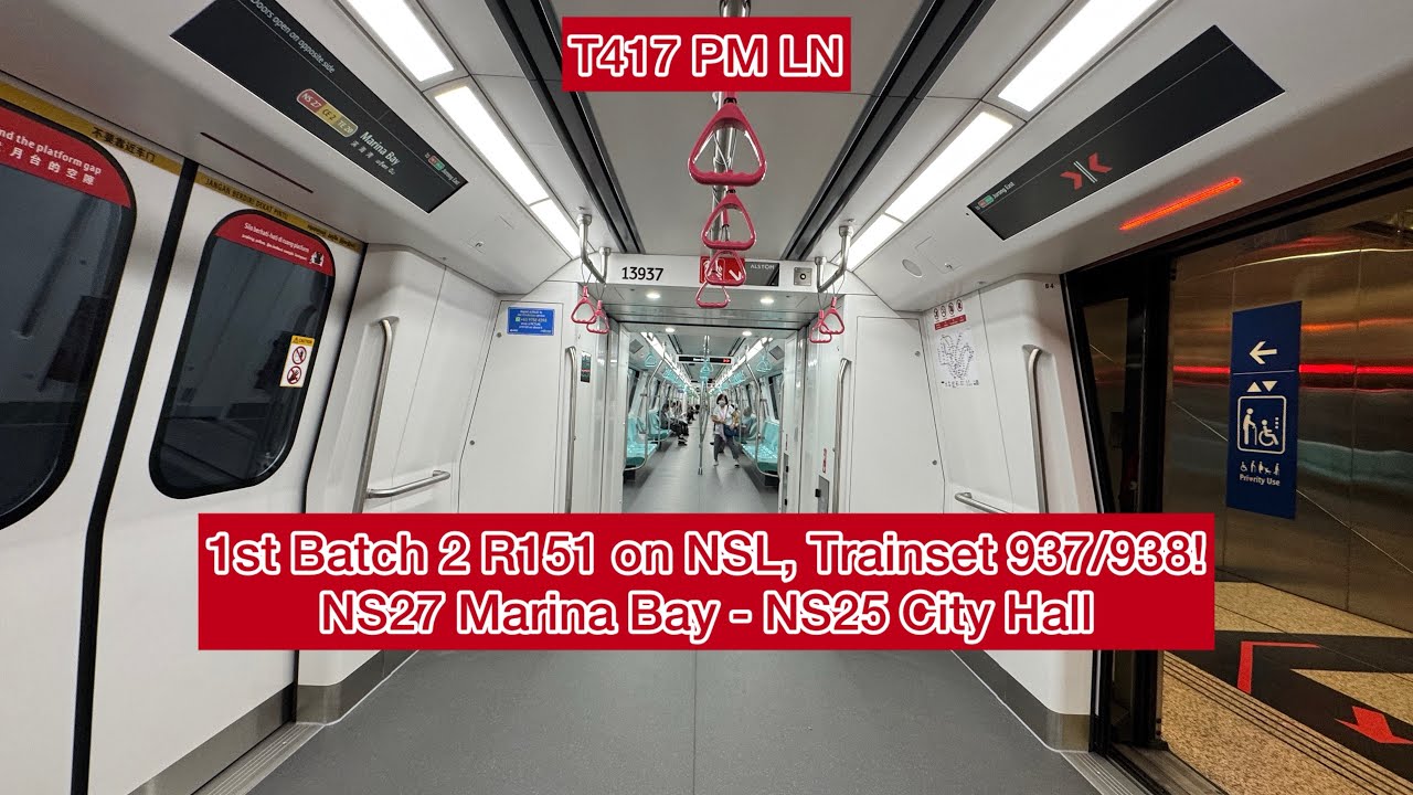 [1st Batch 2 R151 debuts NSL!] R151 937/938: NS27 Marina Bay - NS25 ...