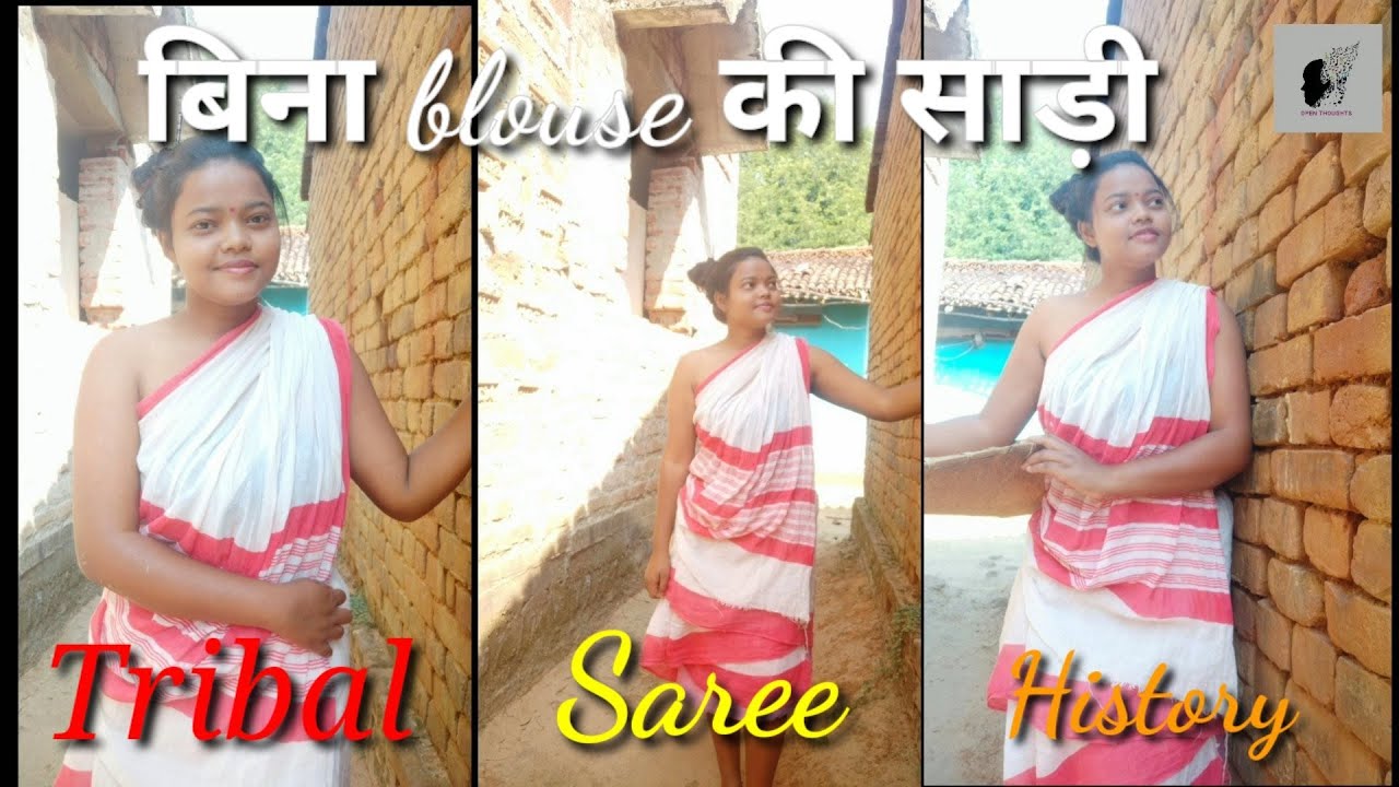 Tribal wear saree | Without blouse saree | History | My photoshoot ...