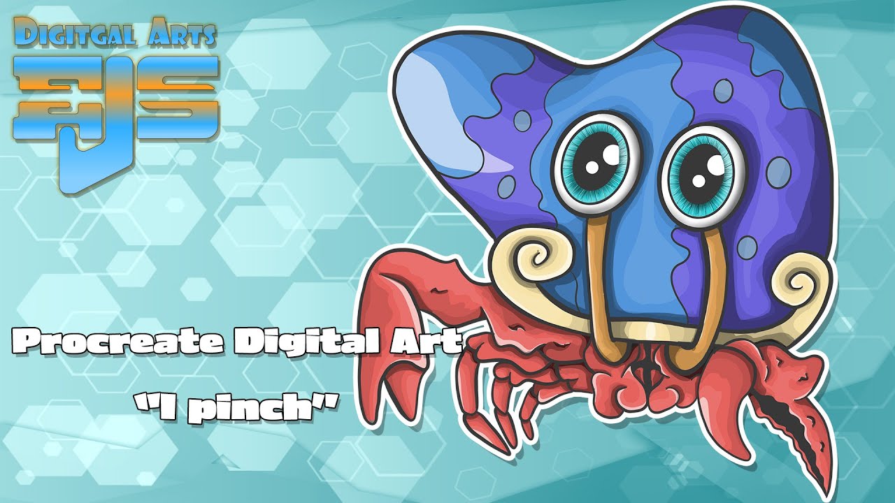 Digital Art with Procreate 5 - Cartoon Character Creation Time Lapse ...