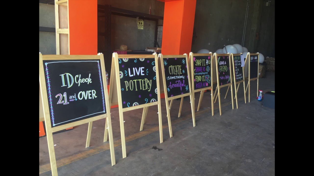 Chalk Art + Lettering Time Lapse | Chalkboard Art by Third & Brand ...