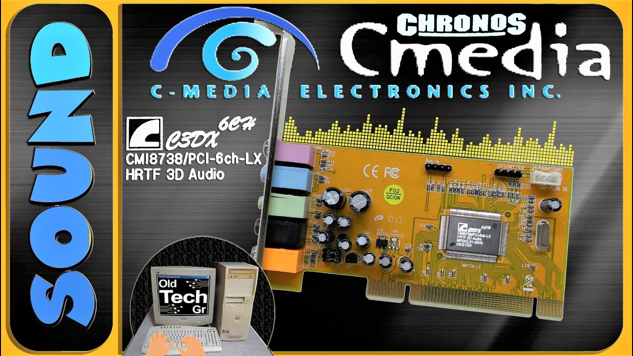 C-Media CMI8738PCI-6ch-LX Chipset 6 Channel PCI Sound Card - Short ...