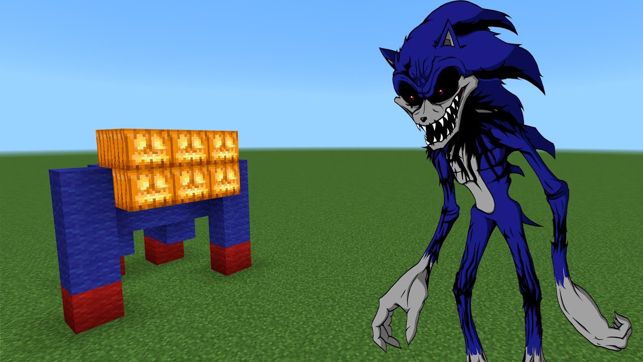 New EXE Sonic Addon in Minecraft PE - YouTube