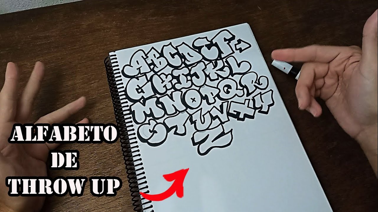Alfabeto de Graffiti estilo Throw up - YouTube