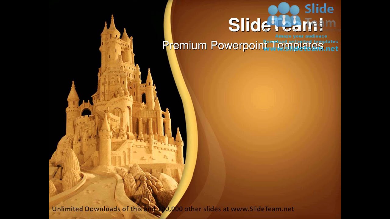 Sand Castle Architecture PowerPoint Templates Themes And Backgrounds ...