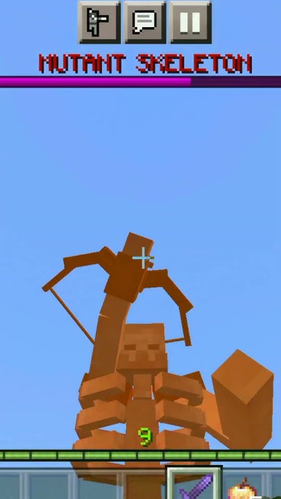 Mutant Skeleton Vs Minecraft Minecraft Game Play Youtube