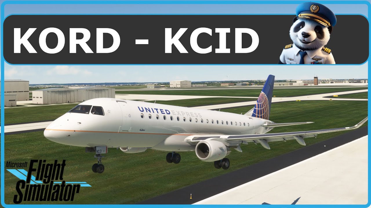 🔴MSFS LIVE | FSS Embraer E-Jet 175 | KORD - KCID | MSFS2020 - YouTube