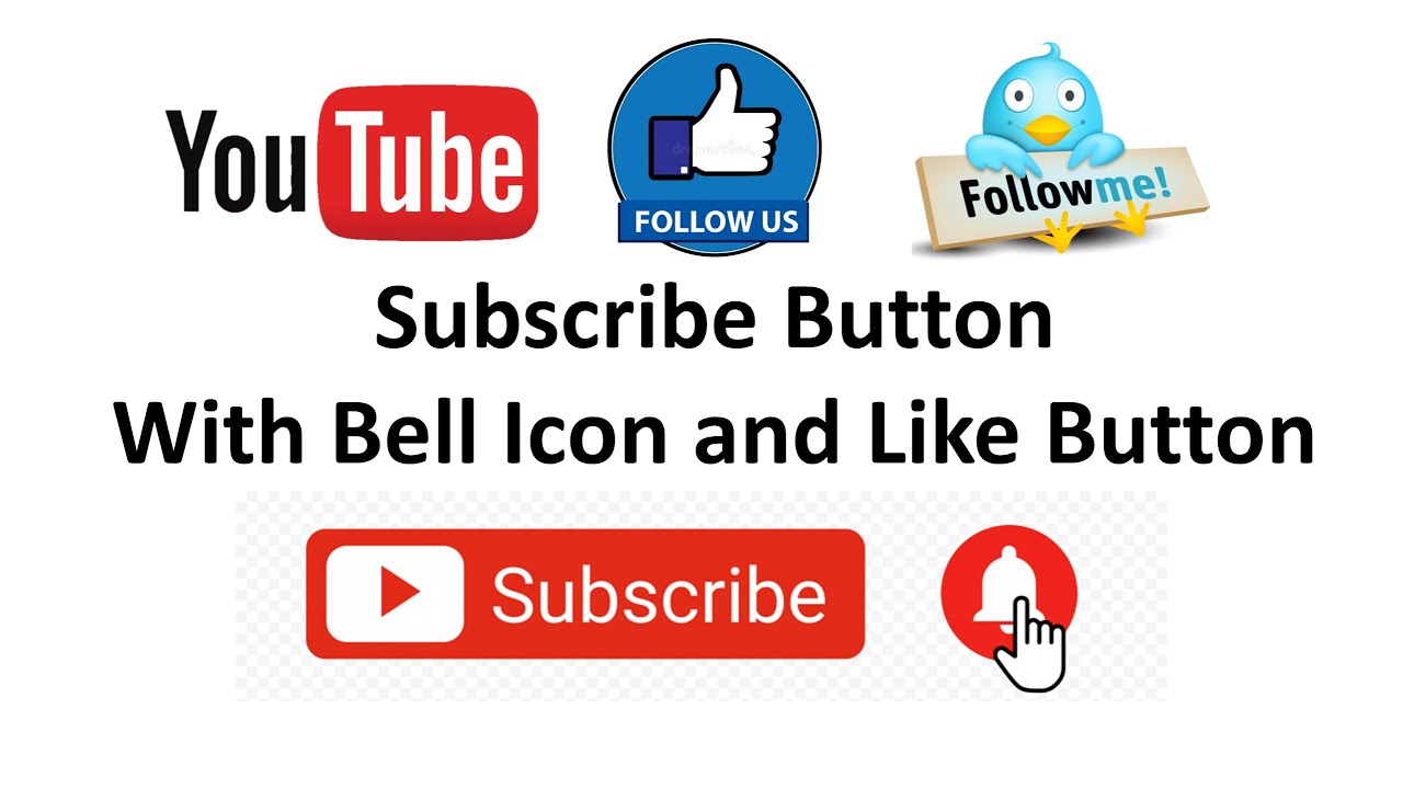 Free YouTube Subscribe Button Animation | Project Free Download ...