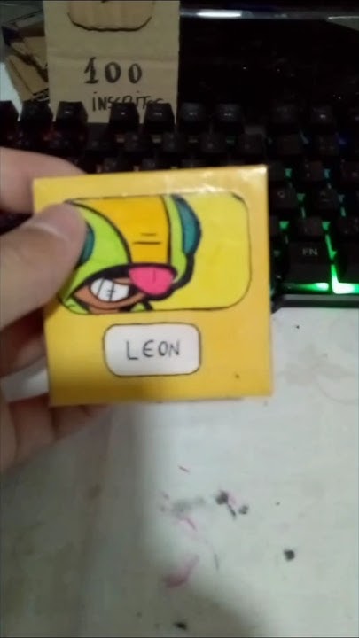 I made Leon's card from the game Brawl Stars. #art #braelstars #leonbrawlstars #phonk - YouTube