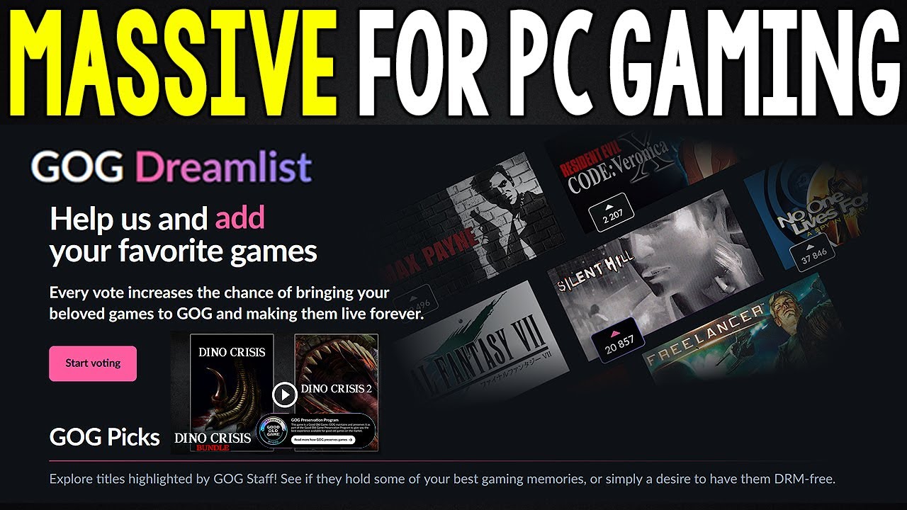 This is ABSOLUTELY MASSIVE for PC Gaming - Big Games are REVIVED + More ...
