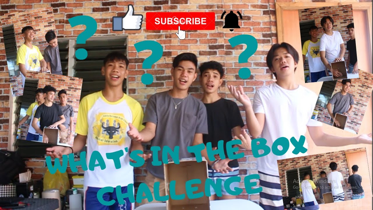 What's in the box challenge(May tae ang baho!!) - YouTube