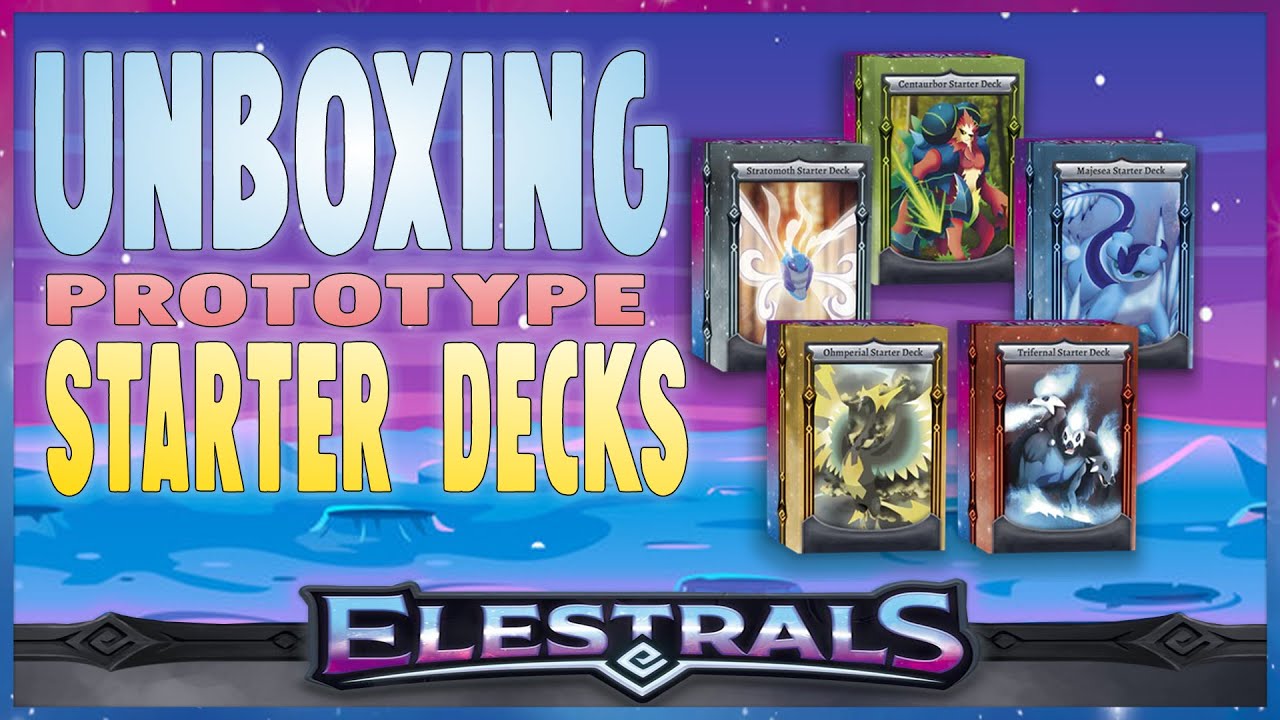 Adrive Elestrals Unboxing | Elestrals Prototype Decks - YouTube