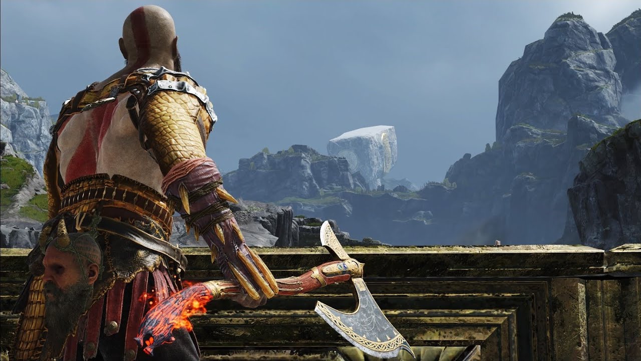 God of War 2018 - Defiling Thamur's Corpse - YouTube