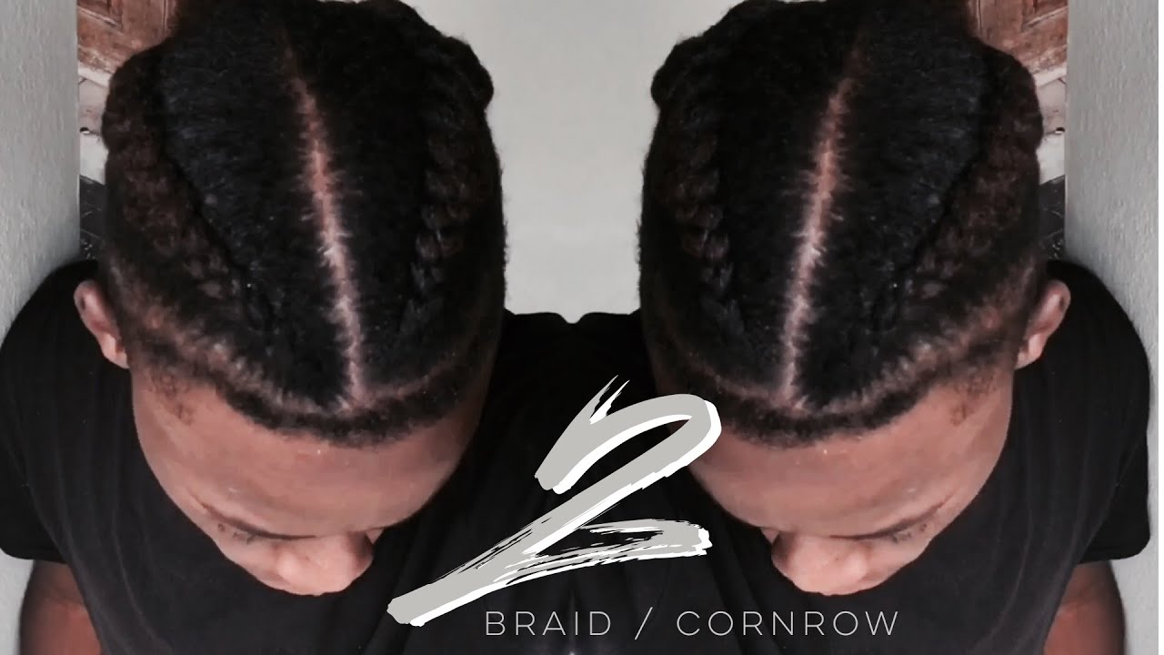 CORNROW / BRAID TUTORIAL - YouTube