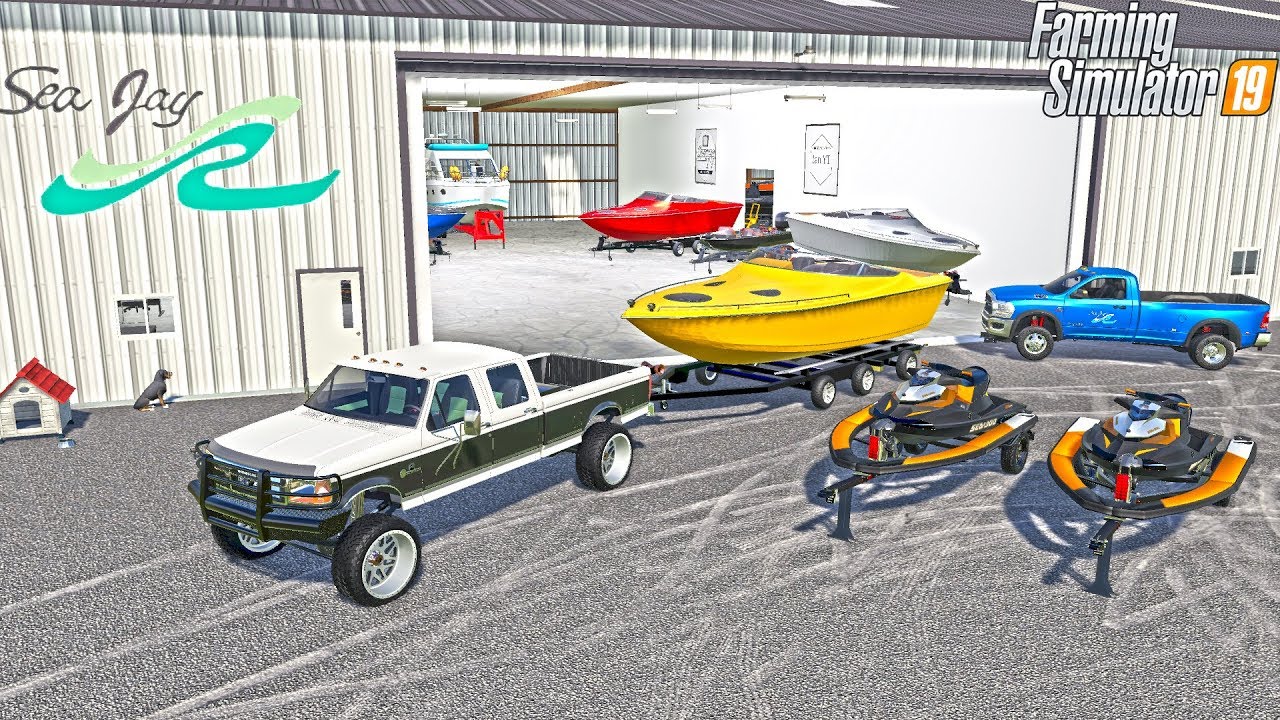 SEA JAY BOATS: SOLD SQUAD SPEED BOAT + SEADOO'S | MULTIPLAYER | FARMING ...