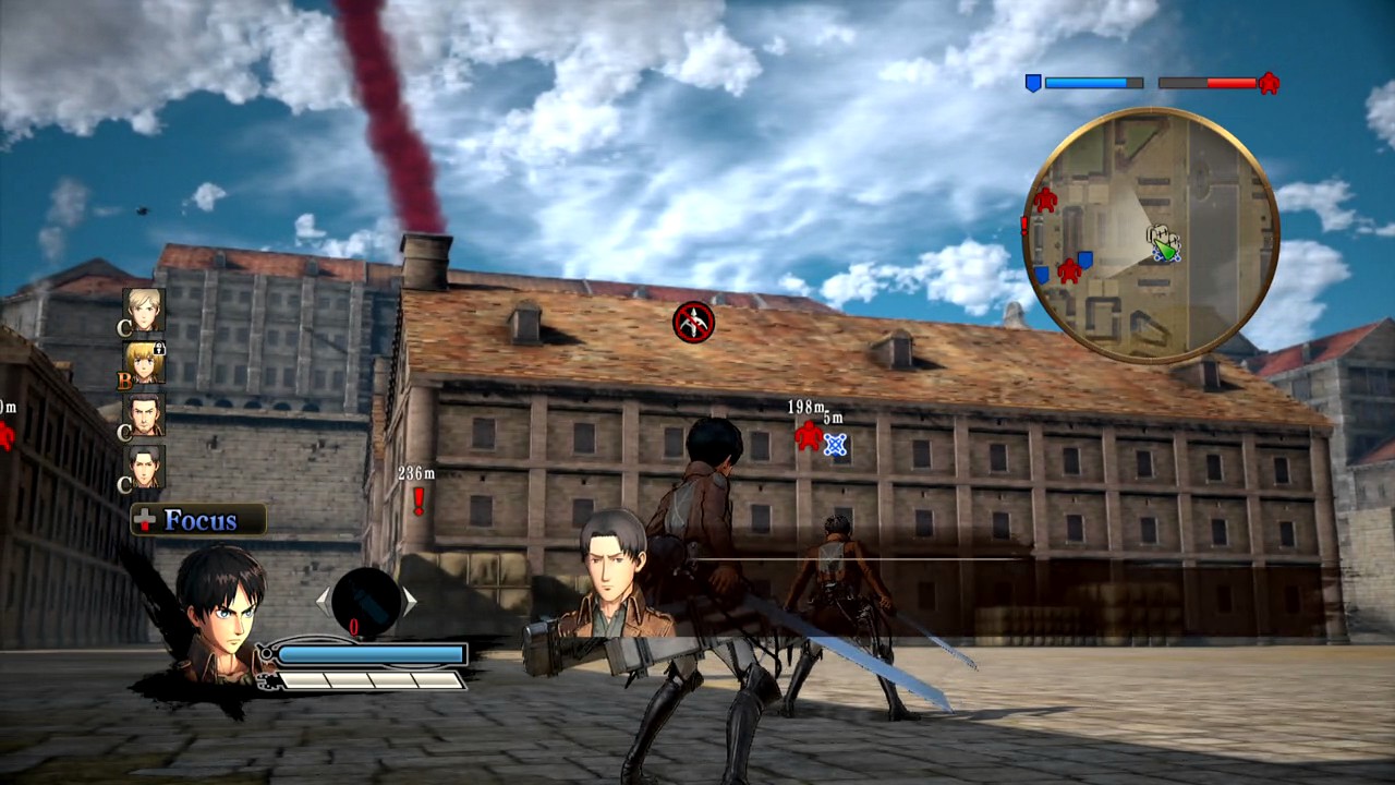 Attack on Titan xbox one - Gameplay - Test 01 arg - YouTube