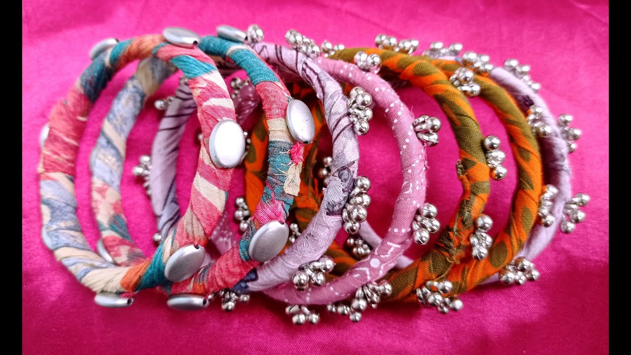Handmade Cloth Bangles | কাপড় দিয়ে তৈরি ইউনিক চুড়ি ডিজাইন ...