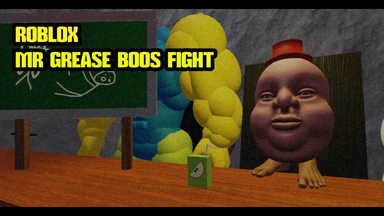 Mr. Grease boss fight | Roblox MR GREASE GAMESHOW - YouTube