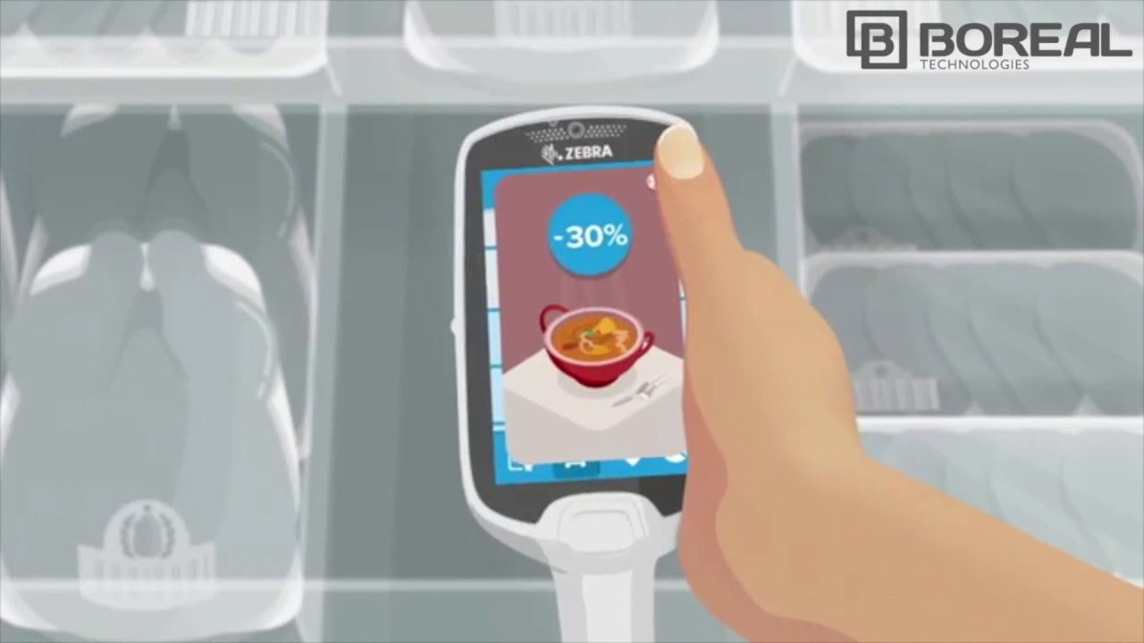 Zebra PS20 Personal Shopper - Boreal Technologies - YouTube