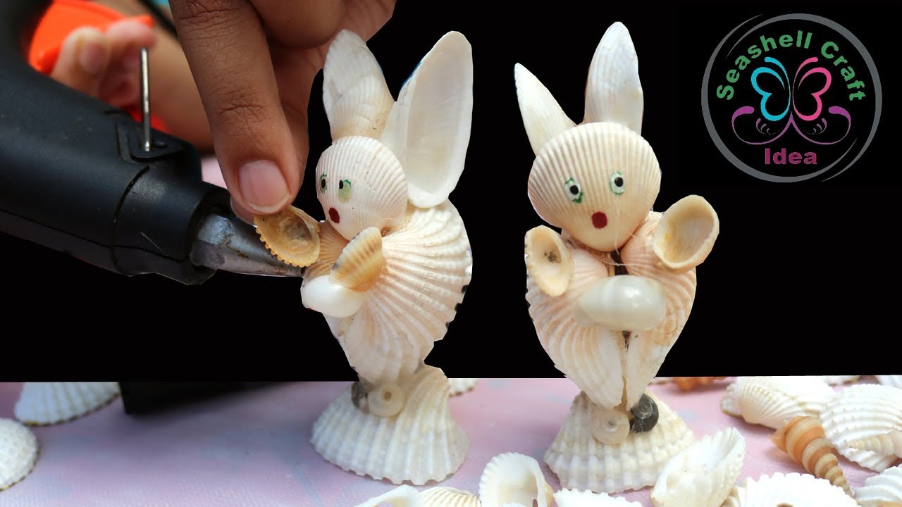💙Seashell Doll making 💙 ঝিনুক দিয়ে খরগোশ তৈরি। - YouTube