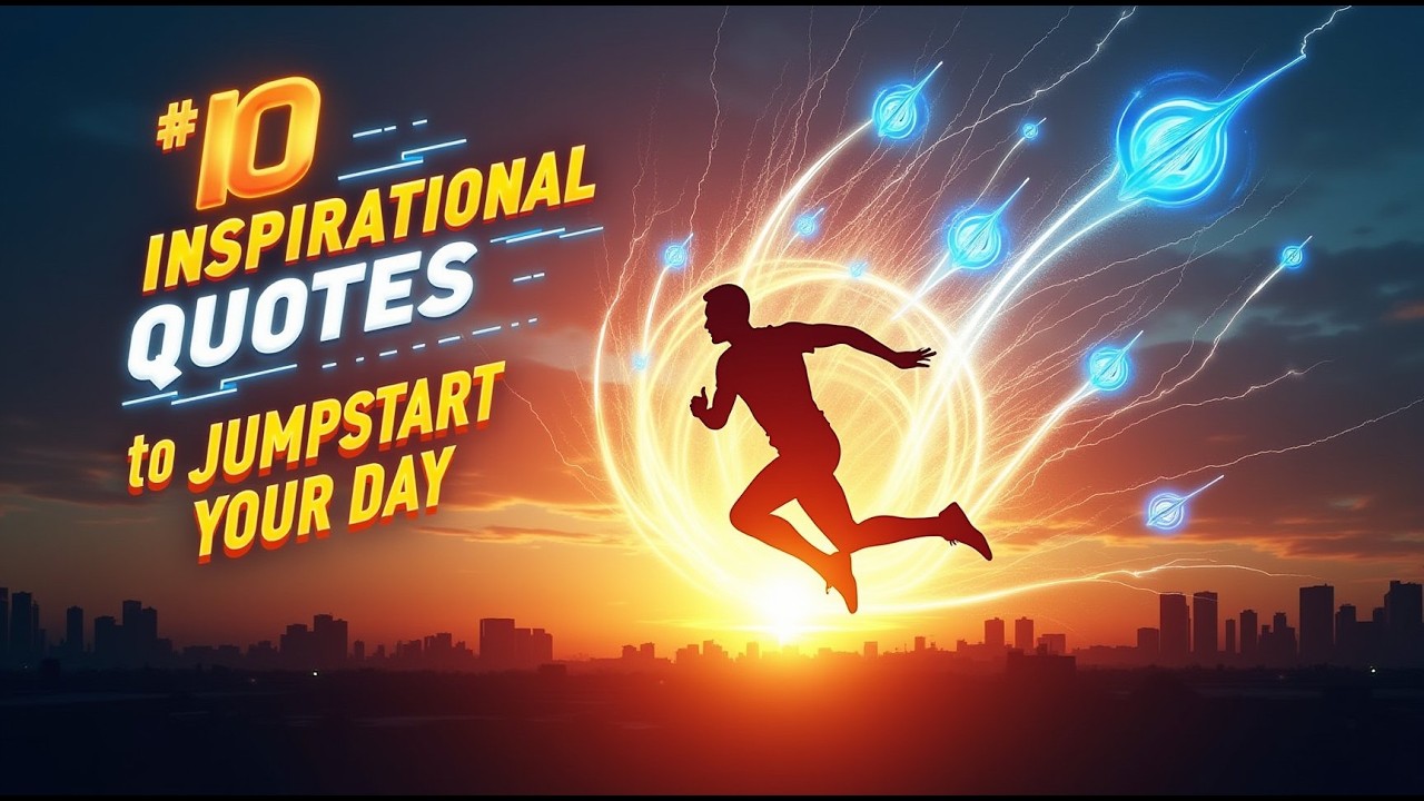 10 Inspirational Quotes to Jumpstart Your Day - YouTube
