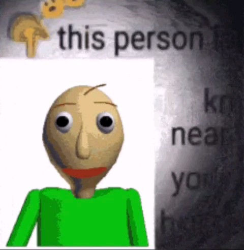 Baldi gifs with sfx - YouTube
