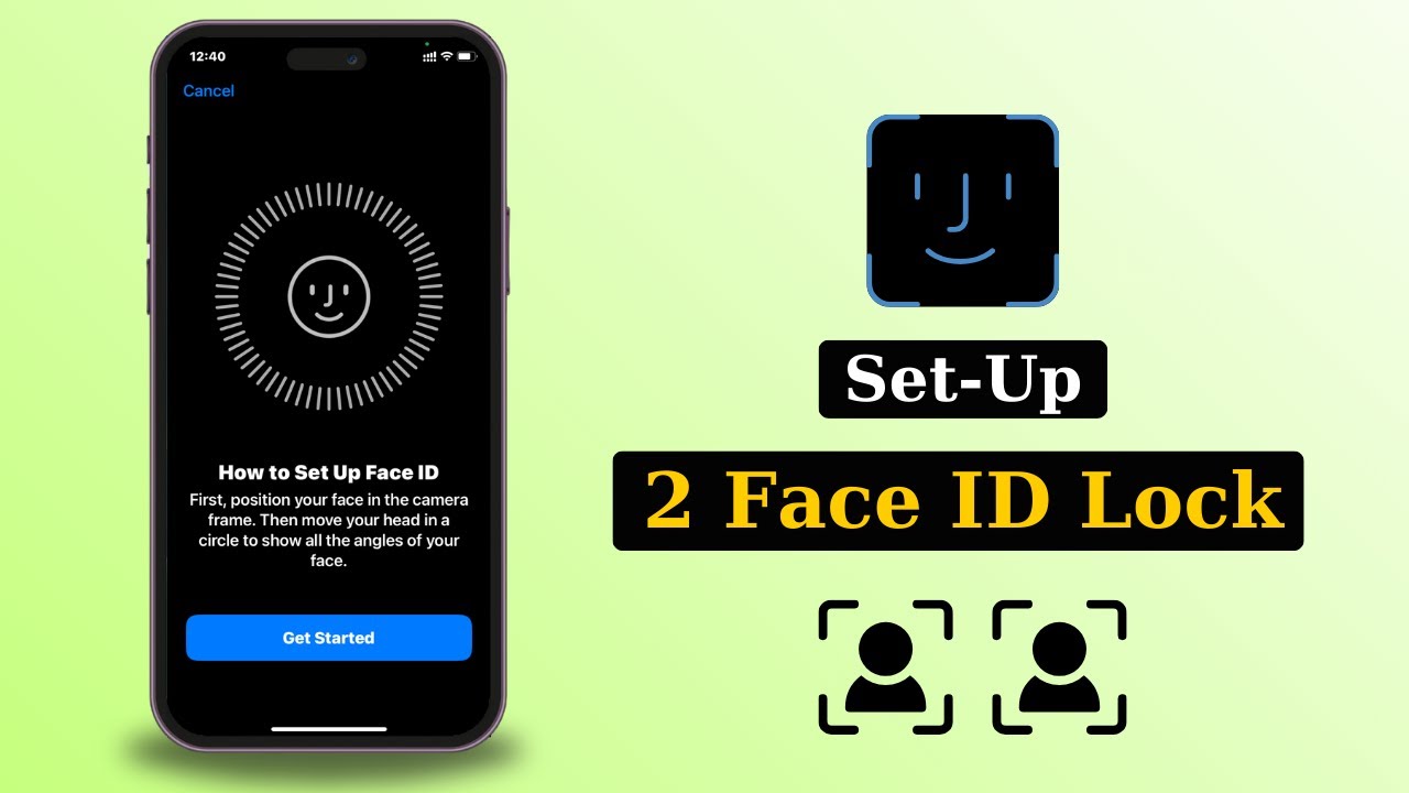 How To Set Up 2 Face ID on iPhone (iOS 18) - YouTube