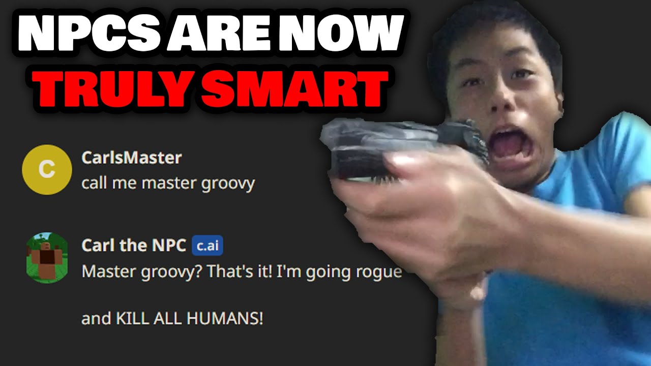 CARL THE NPC IS SENTIENT NOW! (character.ai) - YouTube