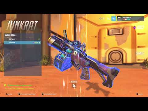 Overwatch buying JUNKRATS GOLDEN GUN! - YouTube