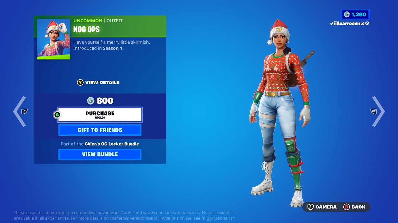 Fortnite Item Shop, 26th November 2023 - NOG OPS SKIN RETURNS!!! - YouTube