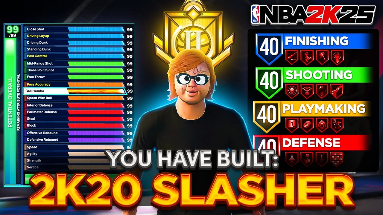 I Brought My 2K20 Build Back To NBA2K25! DEMI GOD SLASHER! NBA2K25 ...